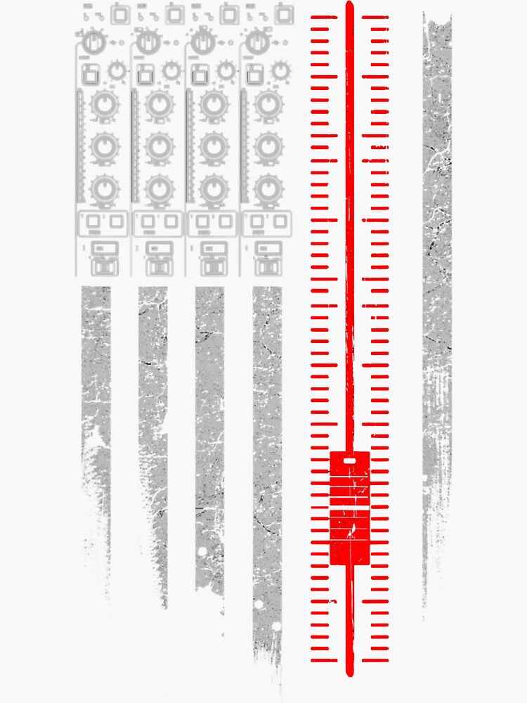 "American Sound Guy - Front" Sticker by BaldricDoshi | Redbubble