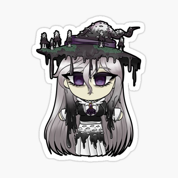 "Chibi of the Day- Eden Coprinus" Sticker for Sale by Li-Spade | Redbubble