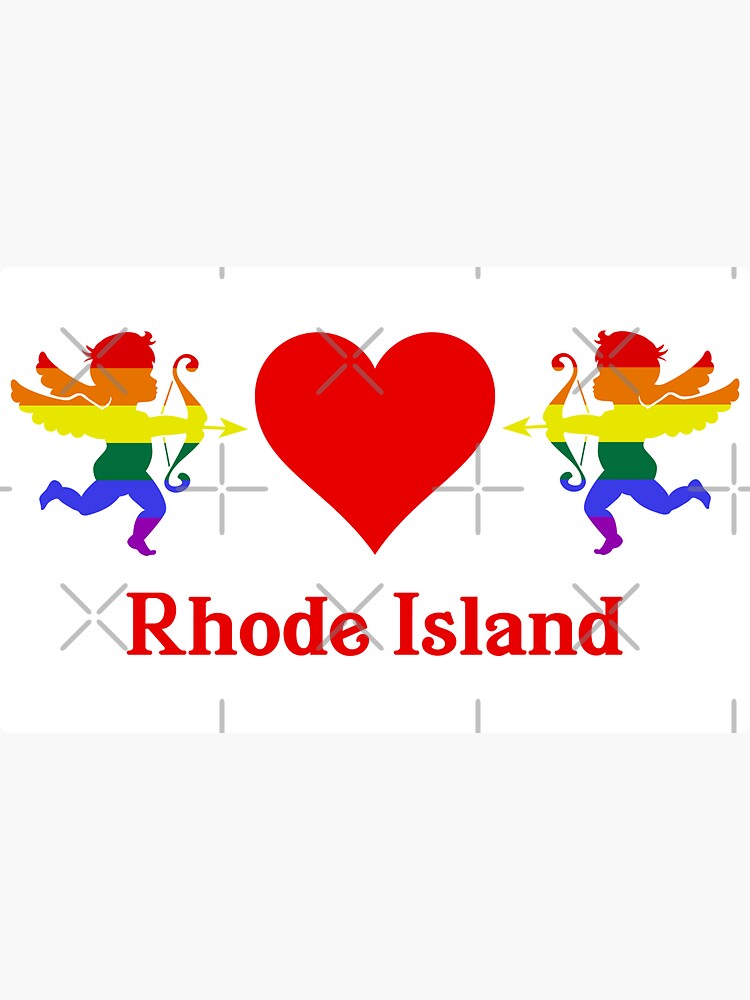 "Rhode Island LGBT Pride" Sticker for Sale by Magartes | Redbubble