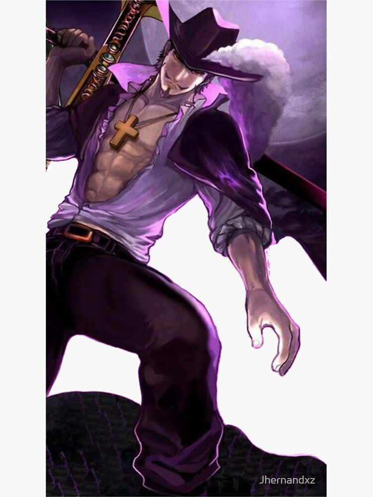 "Mihawk" Sticker for Sale by Jhernandxz | Redbubble
