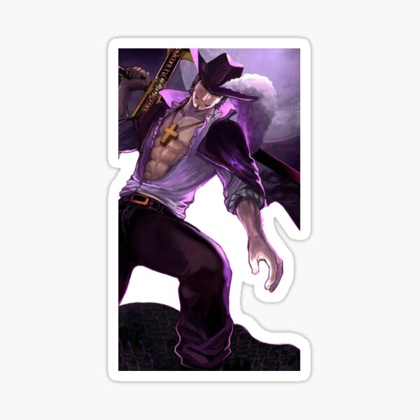 "Mihawk" Sticker for Sale by Jhernandxz | Redbubble