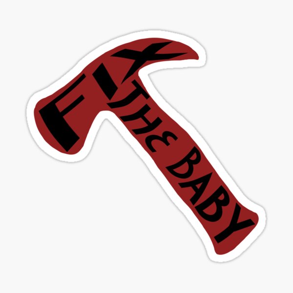 "Final Pam Hammer" Sticker for Sale by PortalsandArt | Redbubble