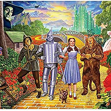 "Follow The Yellow Brick Road - Wizard Of Oz" Postcard for Sale by ...