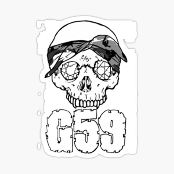 "G59 Grey Five Nine" Sticker for Sale by Derrickrown | Redbubble