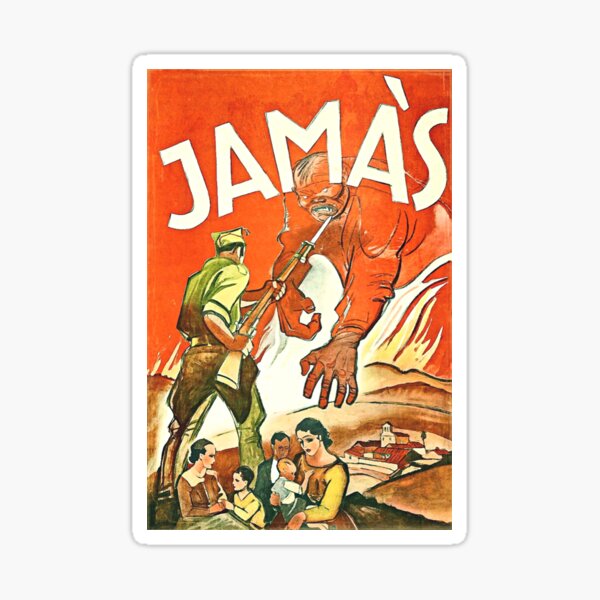 "Anti-Communist Propaganda Poster" Sticker by ComradeRedFlag | Redbubble