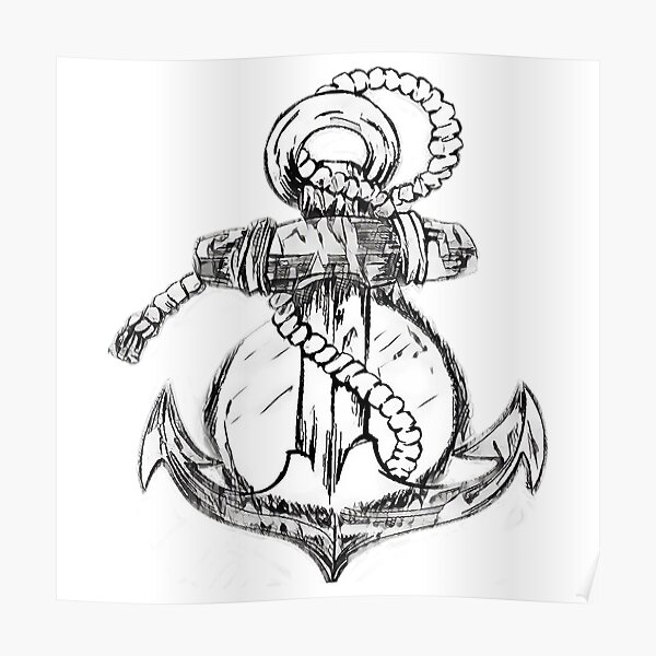 "Anchor" Poster for Sale by MoonStarSailing | Redbubble