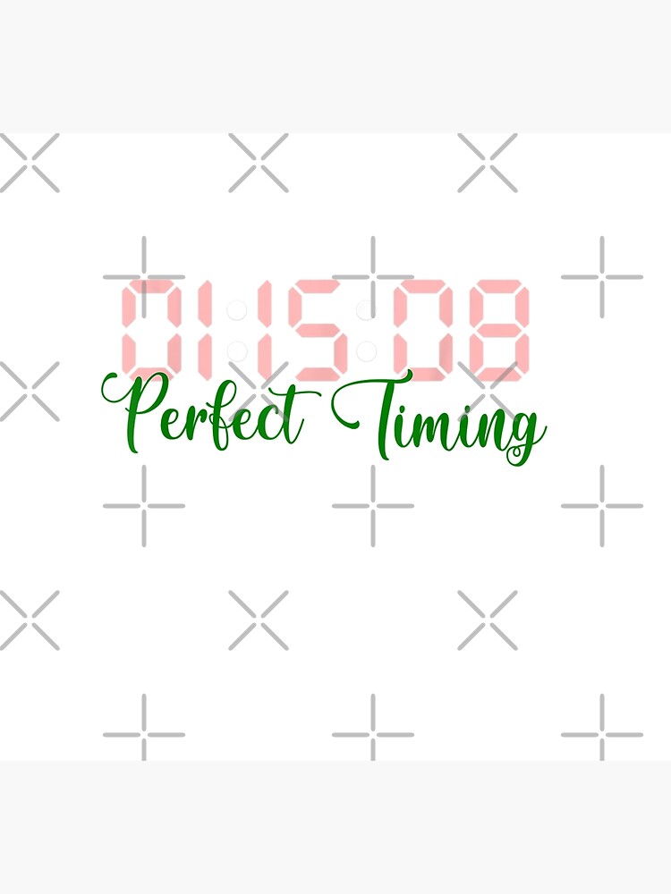 "Perfect Timing AKA Founders Day J15 Funny Black 1908 T-Shirt" Poster ...