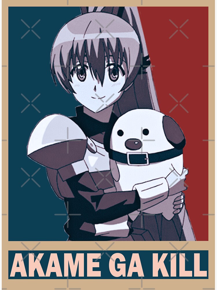 Pegatina «Seryu Omnipresente Akame ga Kill Akame ga Kiru Vintage Vector ...