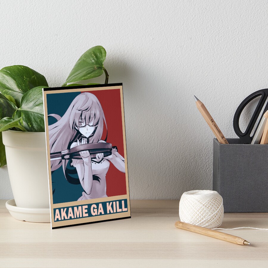 Sheele Akame Ga Kill Akame Ga Kiru Vintage Vector Anime Design Art Board Print For Sale By