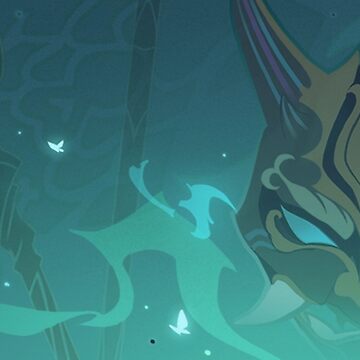 "Genshin Impact Xiao Name card" Poster for Sale by Geraldine-N | Redbubble