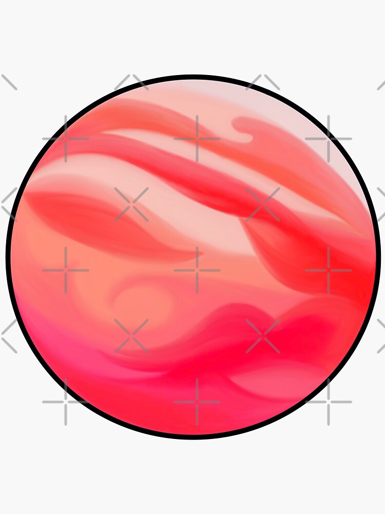 "Planet X.1" Sticker for Sale by TigeroseArt | Redbubble