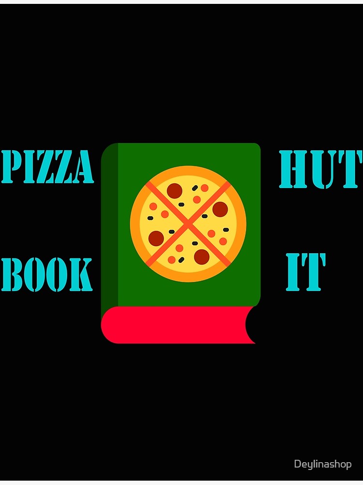 "Pizza Hut Book It - Book it! design from the 80s. Vector art ...