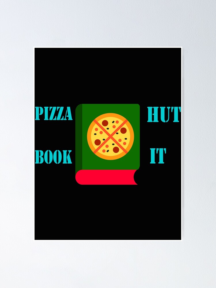 "Pizza Hut Book It - Book it! design from the 80s. Vector art ...
