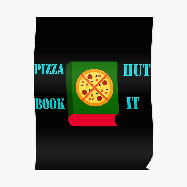"Pizza Hut Book It - Book it! design from the 80s. Vector art ...