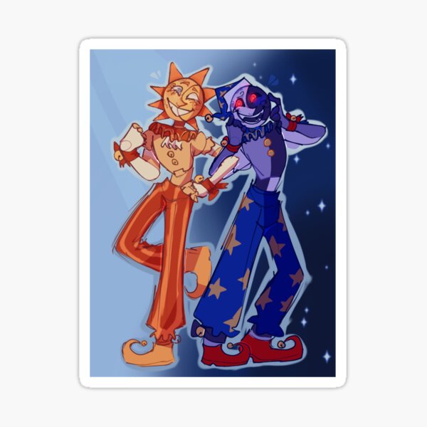 "Fnaf Security Breach Sun " Sticker by sugaverse | Redbubble