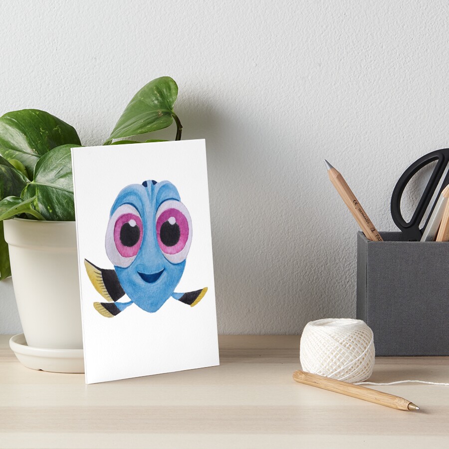 "FINDING DORY" Art Board Print for Sale by ellietography | Redbubble