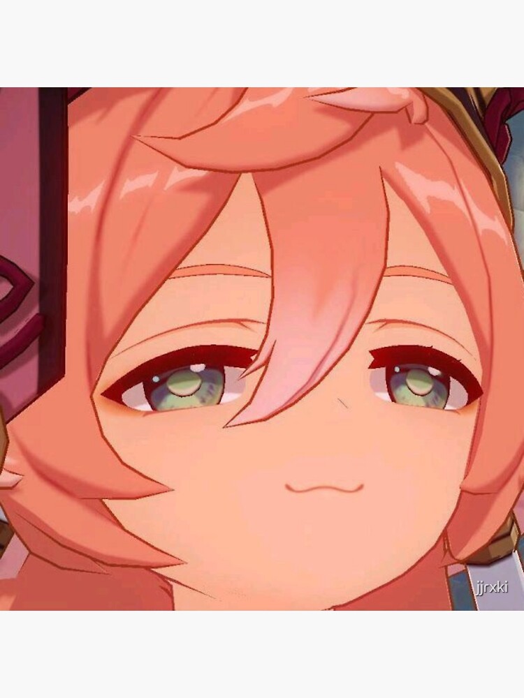 "Smug Yanfei" Sticker for Sale by jjrxki | Redbubble