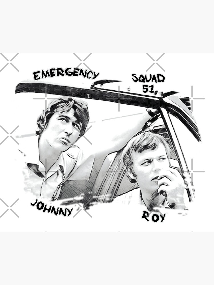 "Emergency TV Show Roy and Johnny" Photographic Print for Sale by ...