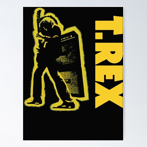 T Rex Band Logo T Rex Logo Metal Prints For Sale | Redbubble