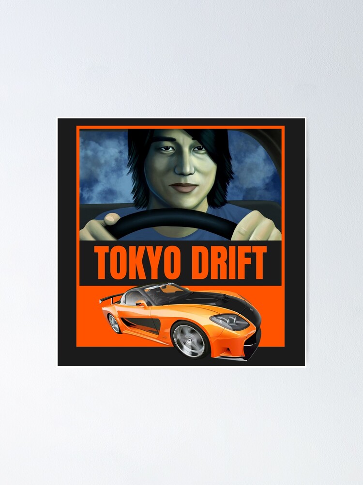 "Tokyo Drift - Han's RX7 Veilside" Poster by MOTOSHIFT | Redbubble
