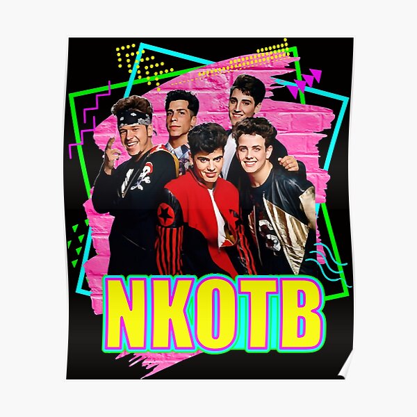 "NKOTB Music Classic Essential" Poster for Sale by mackeyleke | Redbubble