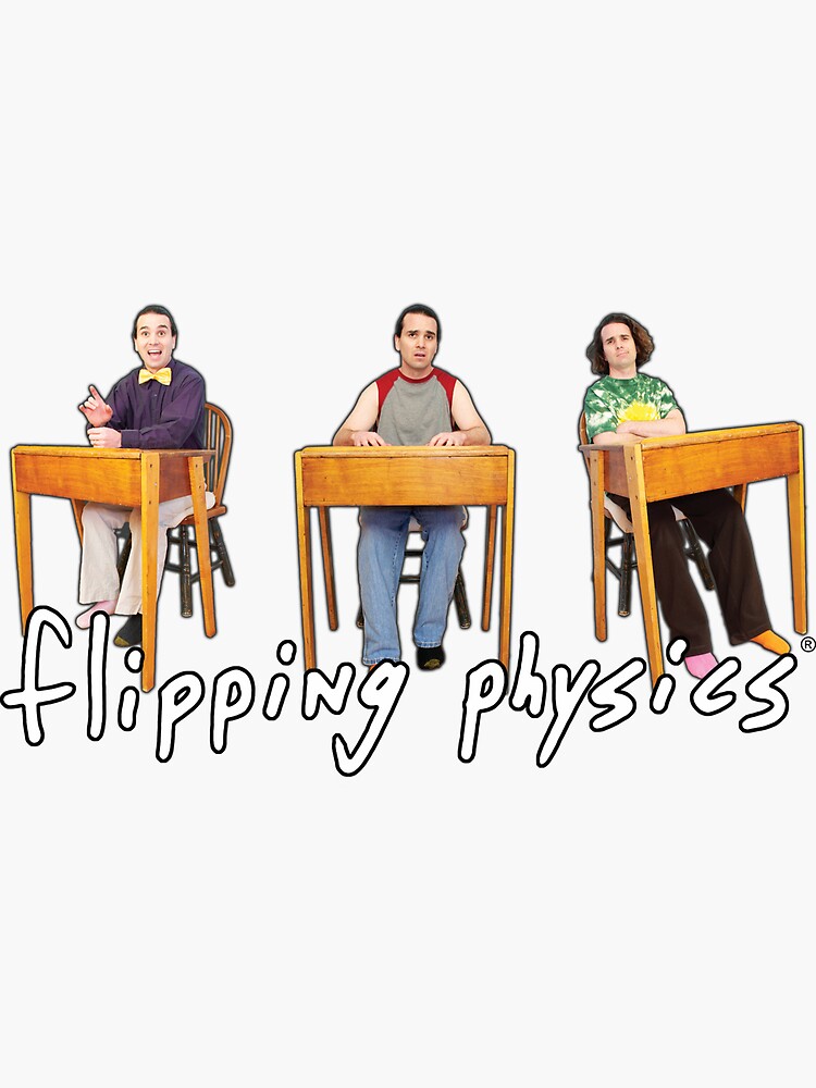 "Flipping Physics - Billy, Bobby & Bo" Sticker for Sale by ...