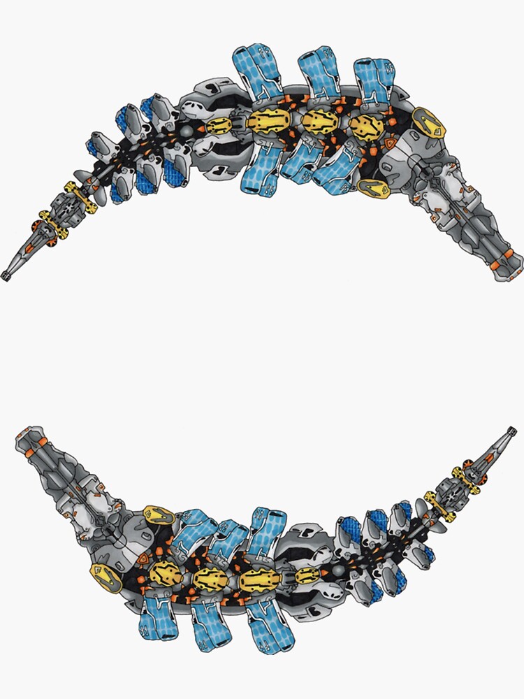 "Snapmaw on the hunt Sticker" Sticker by ThorstenGe | Redbubble