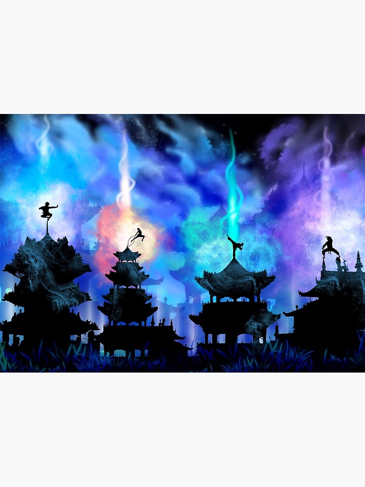 "Ninja Temples" Poster for Sale by MetalykanArt | Redbubble