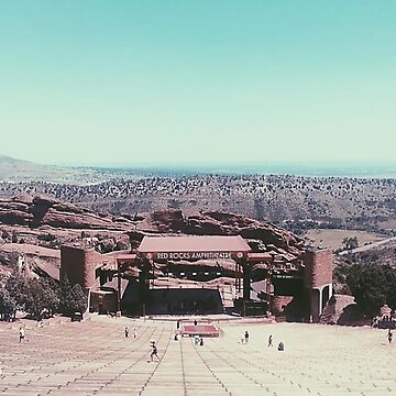 "Red Rocks Amphitheatre" Poster for Sale by annanielsen | Redbubble