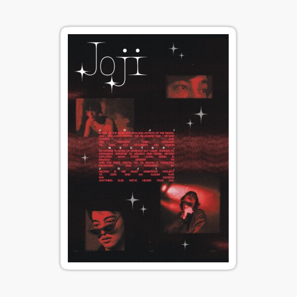 "Joji" Sticker for Sale by carolyn-castro | Redbubble