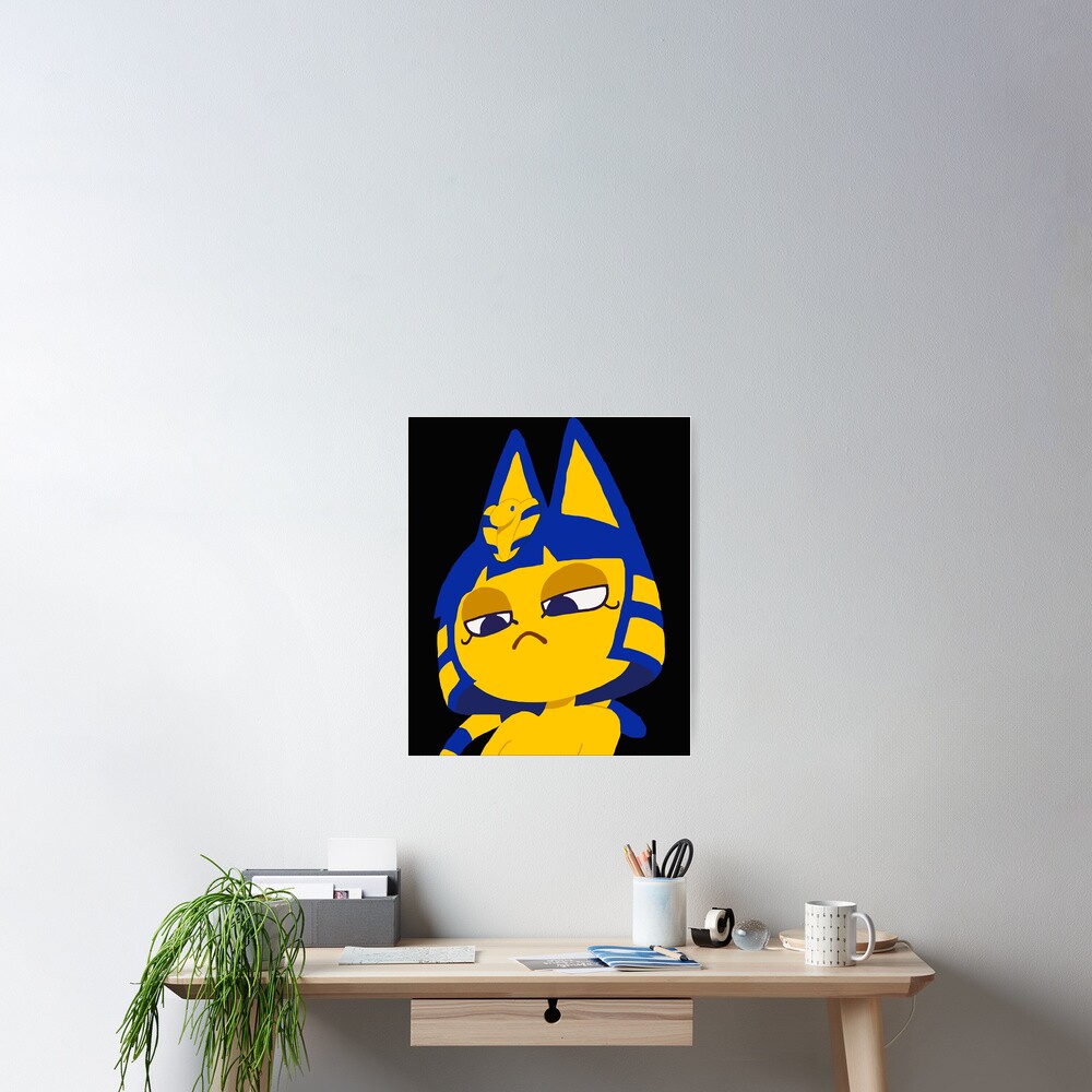 Póster «Ankha Zona Ankha TikTok Trend & MEME Minus8 Camiseta esencial ...