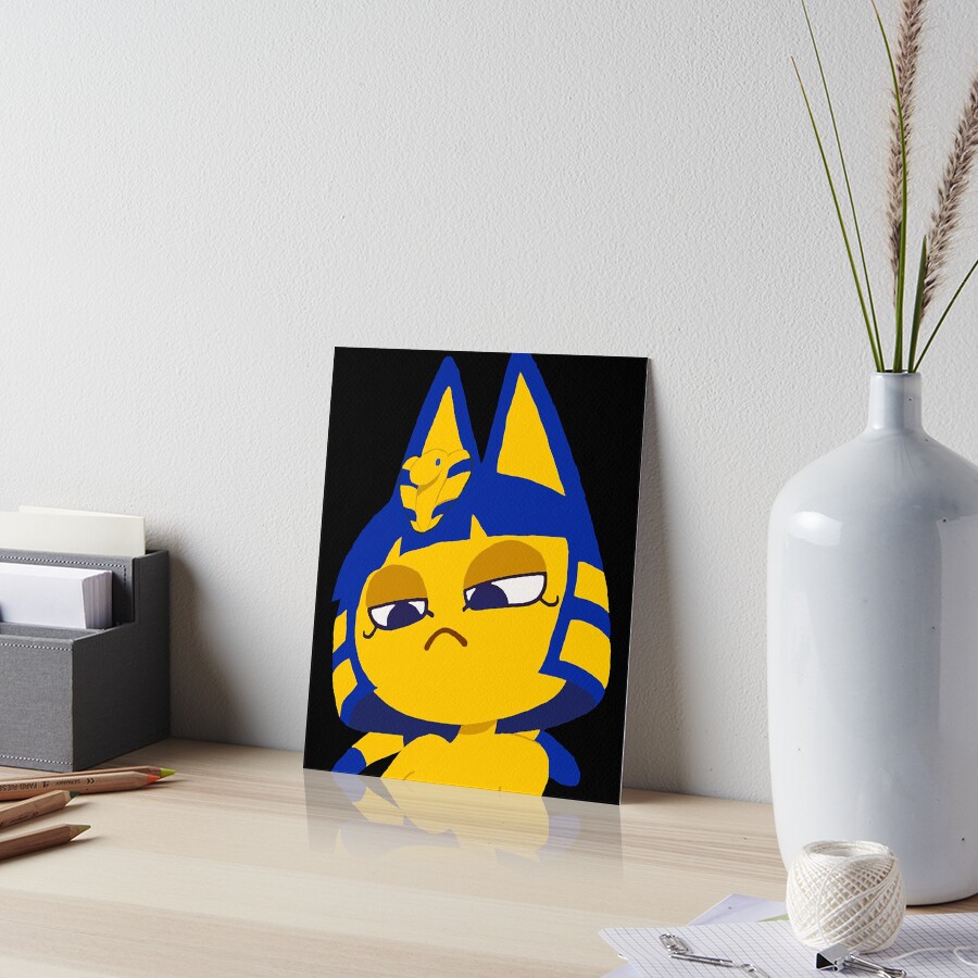 Ankha Ankha Zone Tiktok Trend And Meme Minus8 Essential T Shirtpng Art Board Print For Sale By