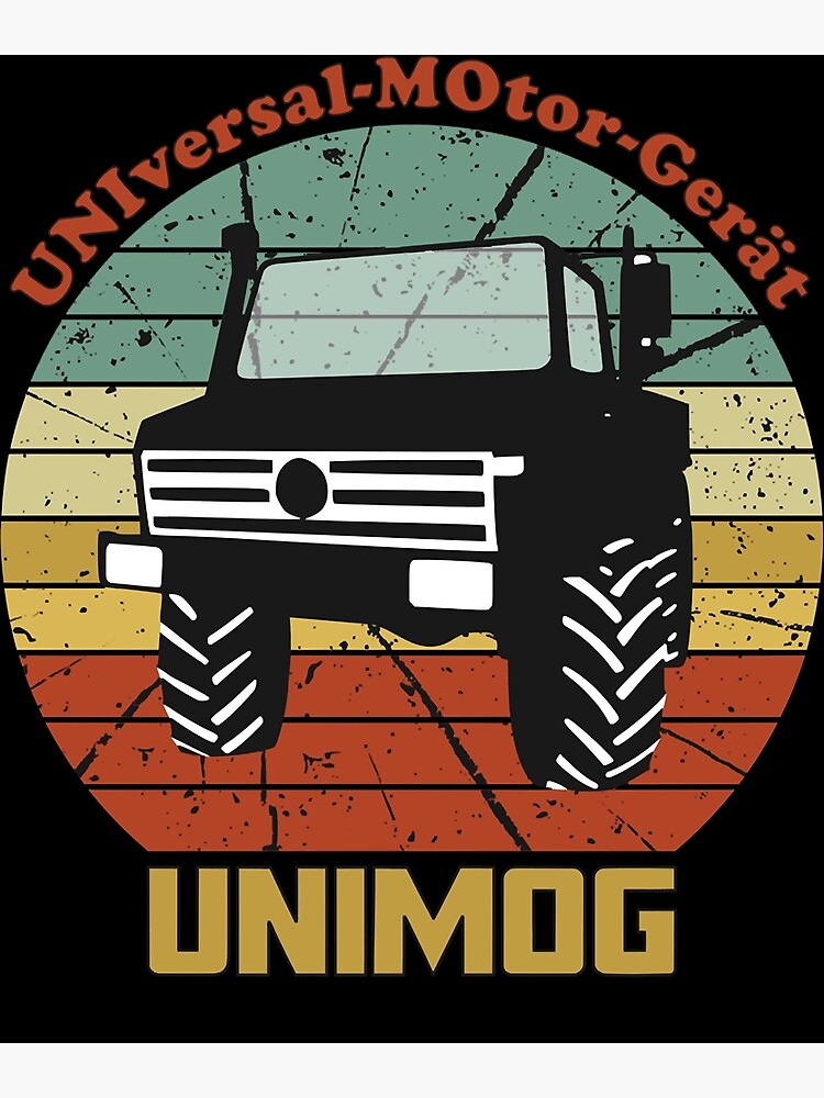 "Unimog Retro Classic" Poster for Sale by mccullochpg | Redbubble