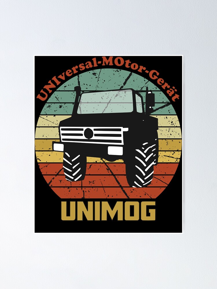 "Unimog Retro Classic" Poster for Sale by mccullochpg | Redbubble