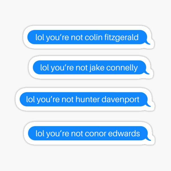 "lol you’re not… briar u series boys SPECIAL PACK" Sticker by alishals ...