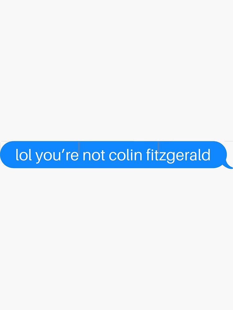 "lol you’re not colin fitzgerald (briar u series by elle kennedy ...