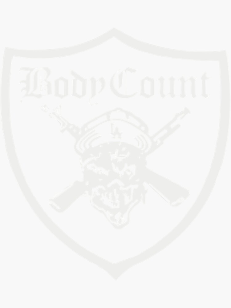 "Body Count Logo Merchandise" Sticker for Sale by AmeliaMarie94 | Redbubble
