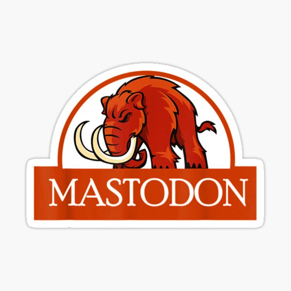 "Mastodon Blood Mountain Design Sticker" Sticker by JensWalter | Redbubble