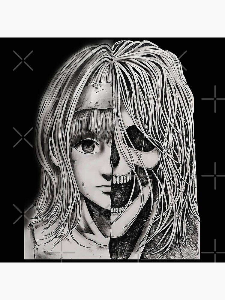 "YMIR FRITZ Founding Titan Skull Shingeki No Kyojin " Poster by ...