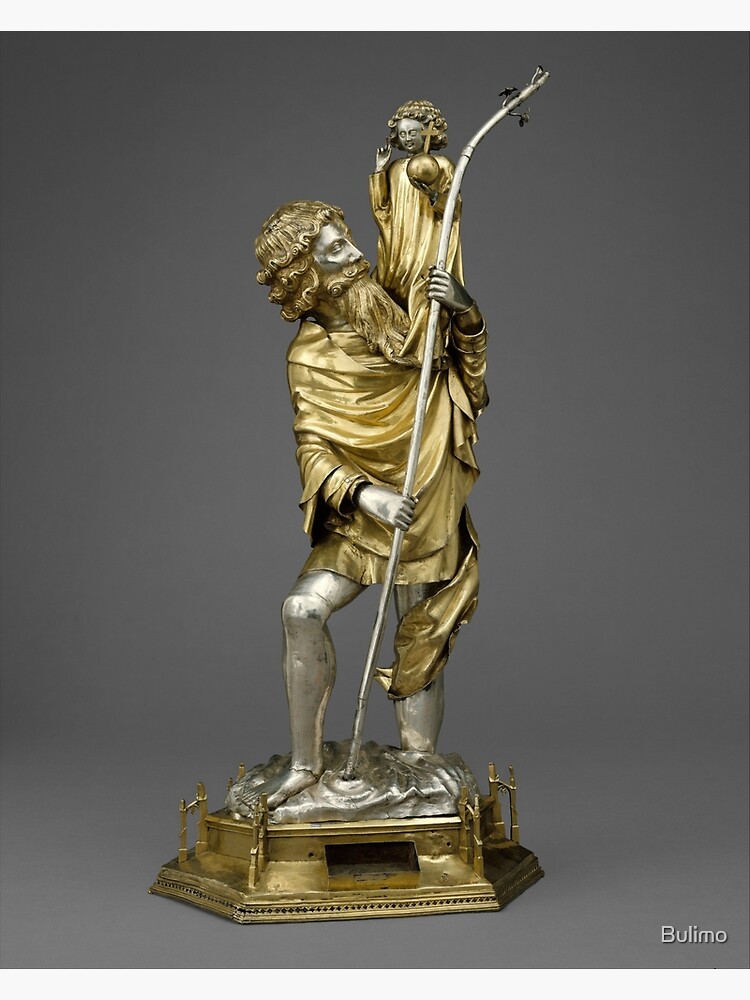 "Reliquary Statuette of St. Christopher" Poster for Sale by Bulimo ...