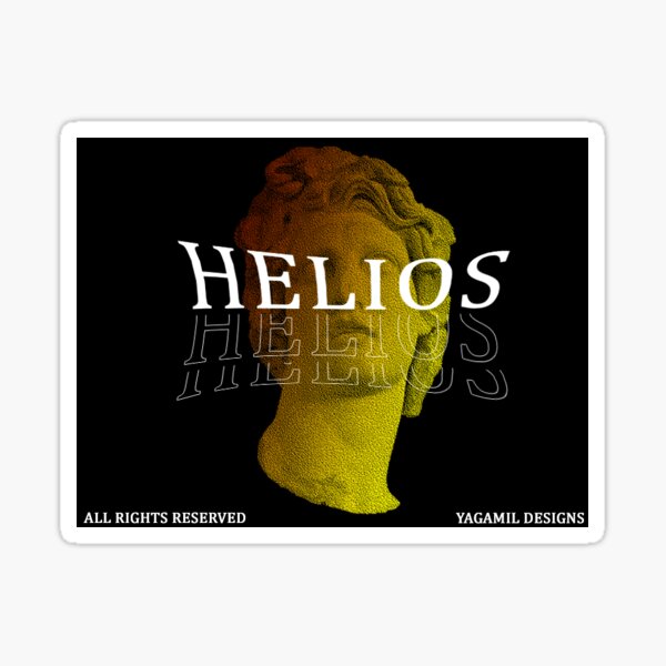 "Greek God Helios" Sticker for Sale by YagamiL | Redbubble