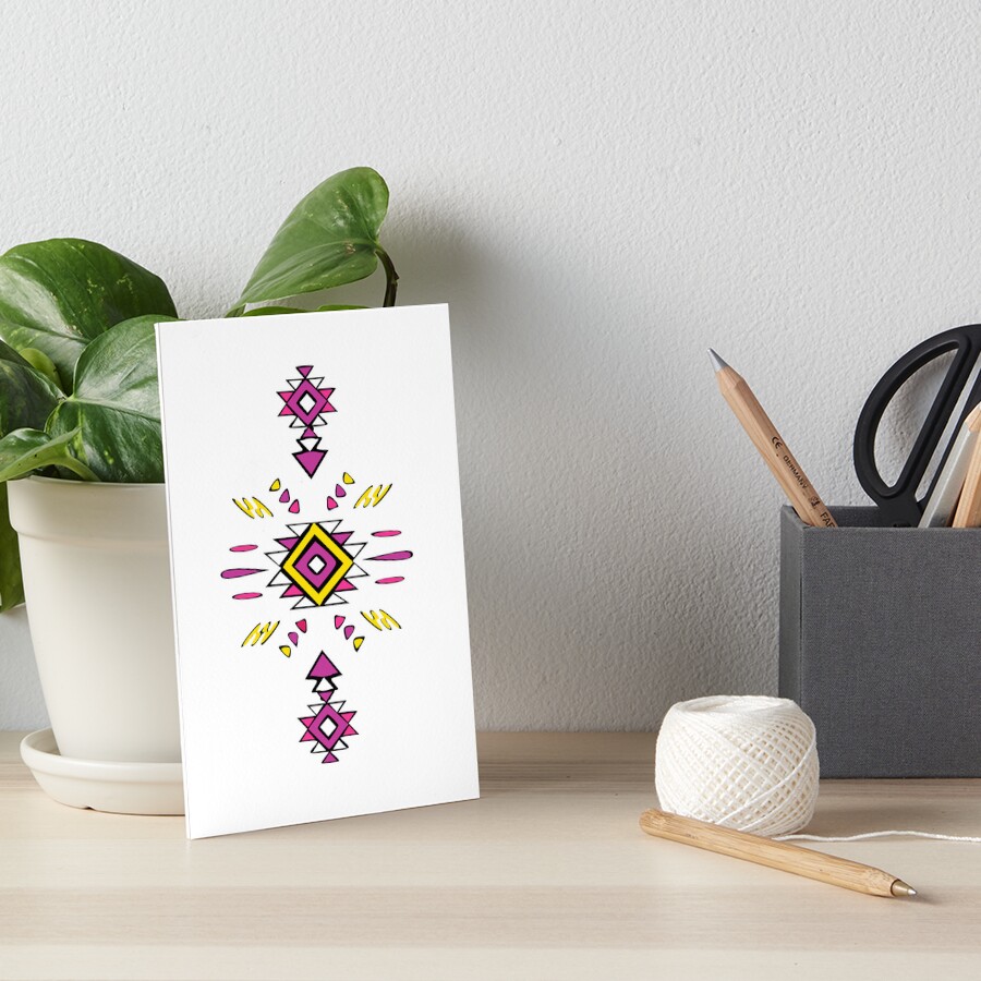 "Very beautiful Amazigh pattern - Berber Tifinagh" Art Board Print by ...