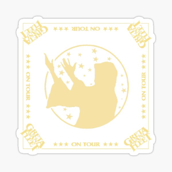 "on tour" Sticker for Sale by nellydonpablo | Redbubble