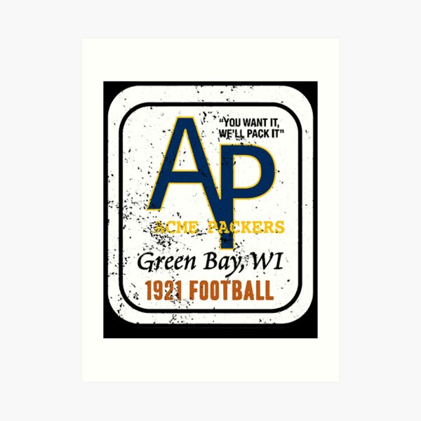 "Acme Packers Distressed Logo - Defunct Football Team - Green Bay ...