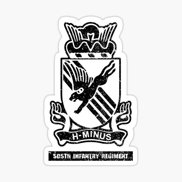 "505TH INFANTRY REGIMENT " Sticker by alt36 | Redbubble