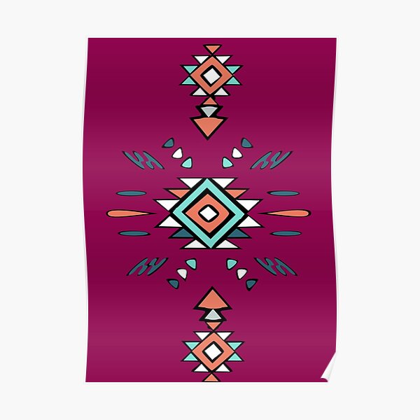 " Very beautiful Amazigh pattern 4 - Berber Tifinagh" Poster for Sale ...