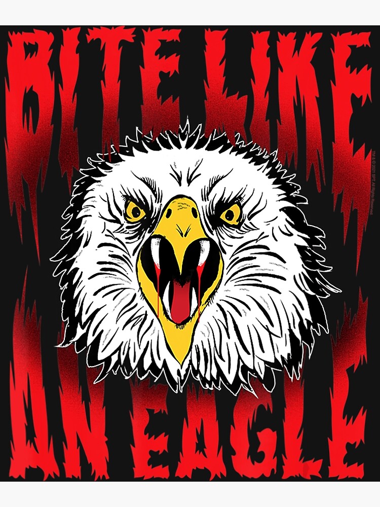 "Cobra Kai Ombre Bite Like an Eagle " Poster for Sale by AliyahNiko | Redbubble