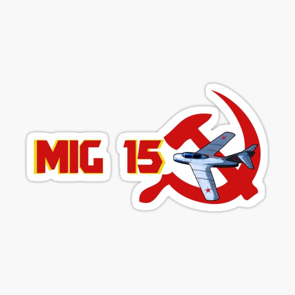Mig 15 Stickers | Redbubble