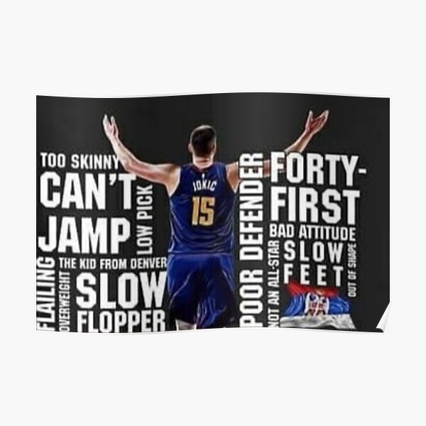"Nikola Jokic Serbian " Poster by PametanCovek | Redbubble