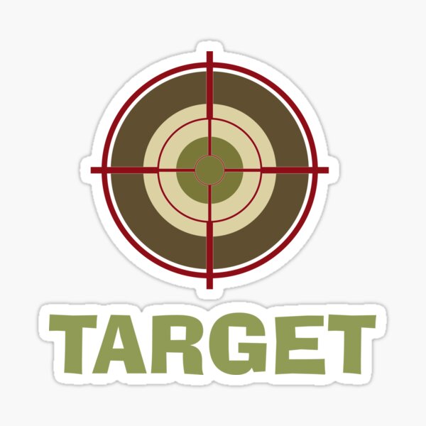 "SNIPER MOD TARGET" Sticker for Sale by EvilGravy | Redbubble